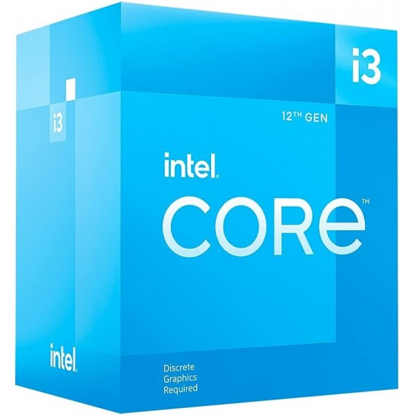 Intel Core i3-12100F 3.30Ghz QC 12MB Cache LGA1700/ 4 Nucleos/ NO GPU